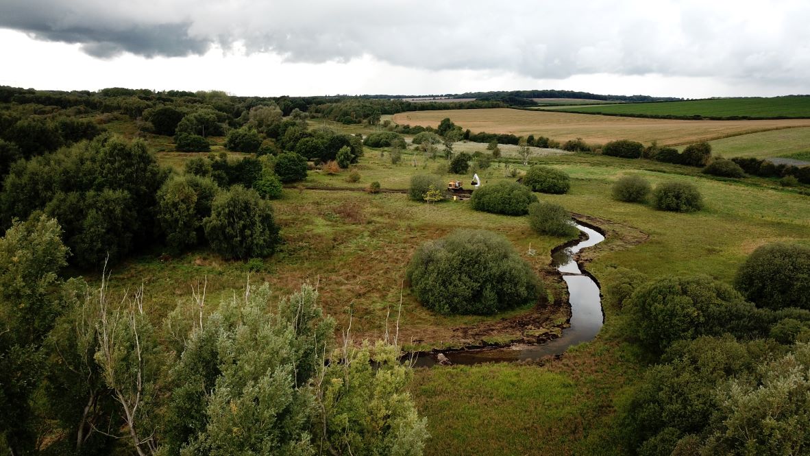 River Restoration on River Nar at Castle Acre | FiveRivers